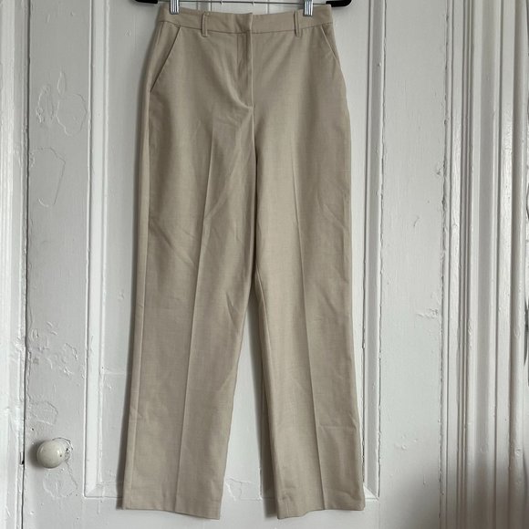 OAK + FORT | Pants & Jumpsuits | Oak Fort Tan Wide Leg Trousers | Poshmark